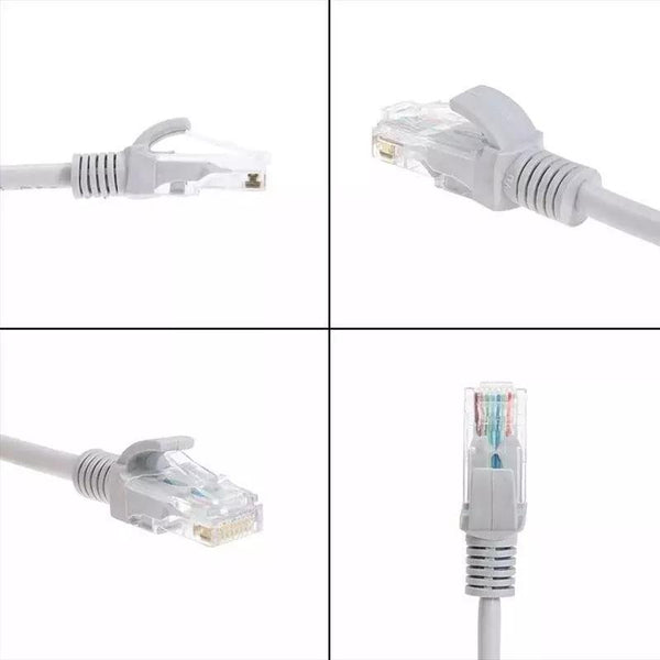 Cable Utp Cat 5e Rj45 Armado 20 Metros Gris – Maxitech